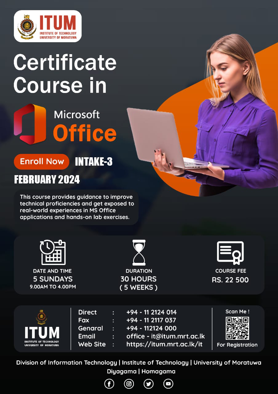 Certificate Courses conducted by IT Division at ITUM | ITUM ...